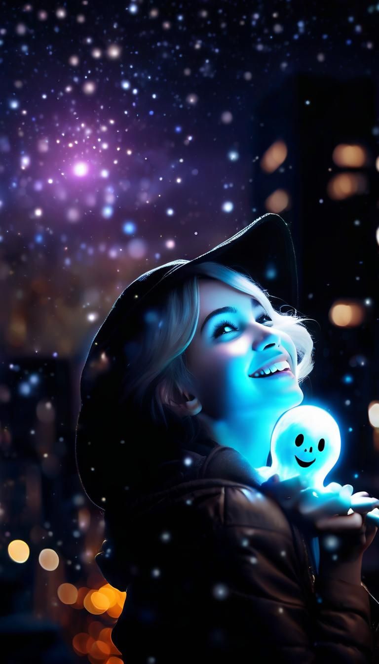 Snowy smile - AI Generated Artwork - NightCafe Creator