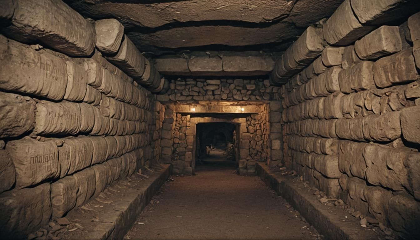 the catacombs of rome - AI Generated Artwork - NightCafe Creator