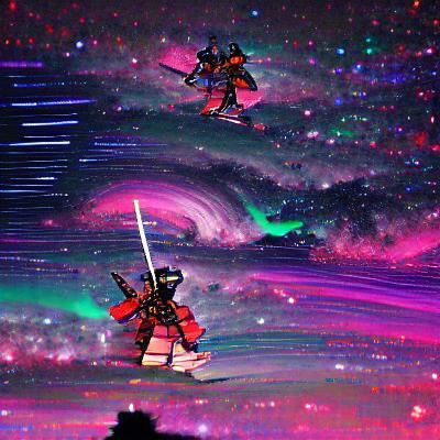Space samurai - AI Generated Artwork - NightCafe Creator