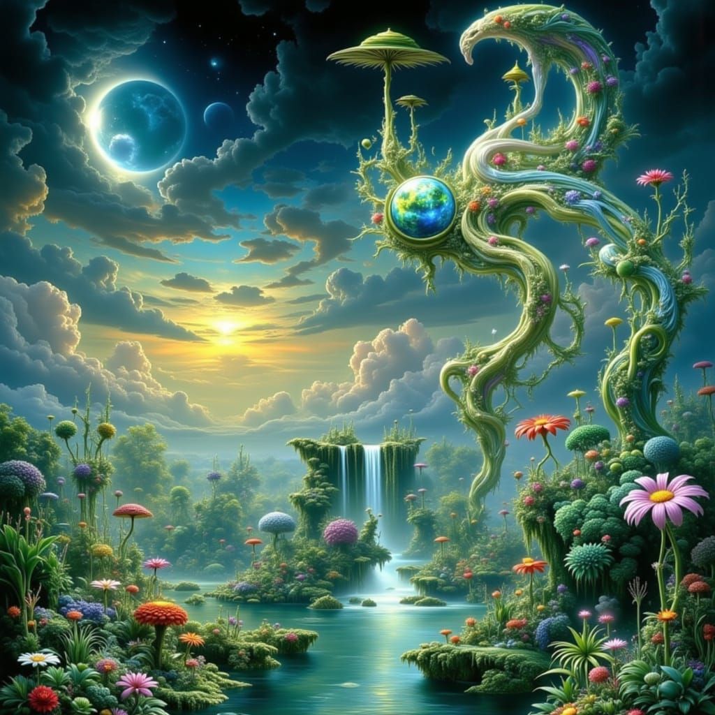 Other Worlds - Fantastical Alien Water Garden in Otherworld ...