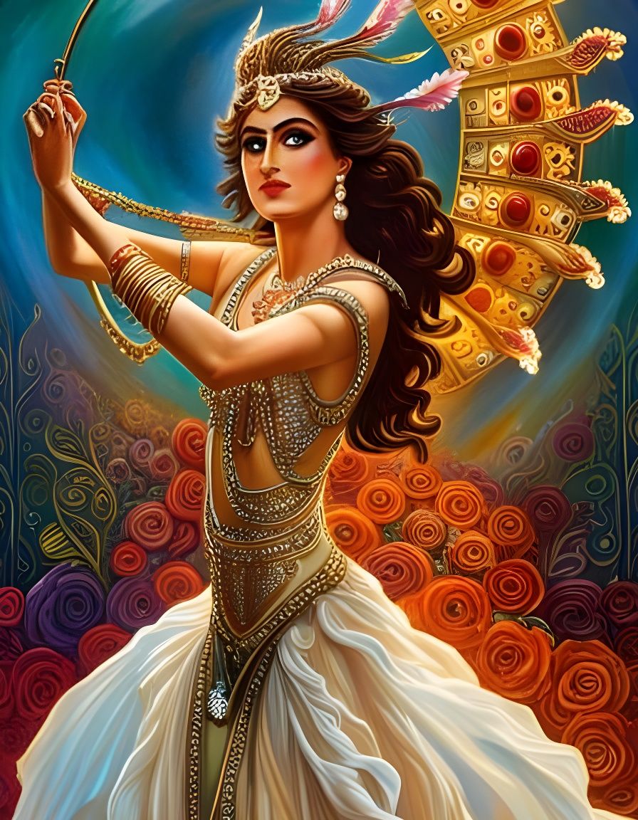 Mata Hari in 1906 - AI Generated Artwork - NightCafe Creator