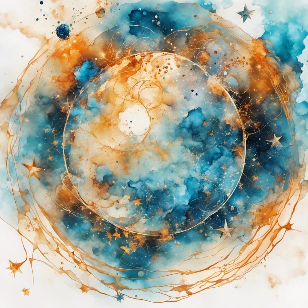 Angelic sigils, Explosion of stars - AI Generated Artwork - NightCafe ...