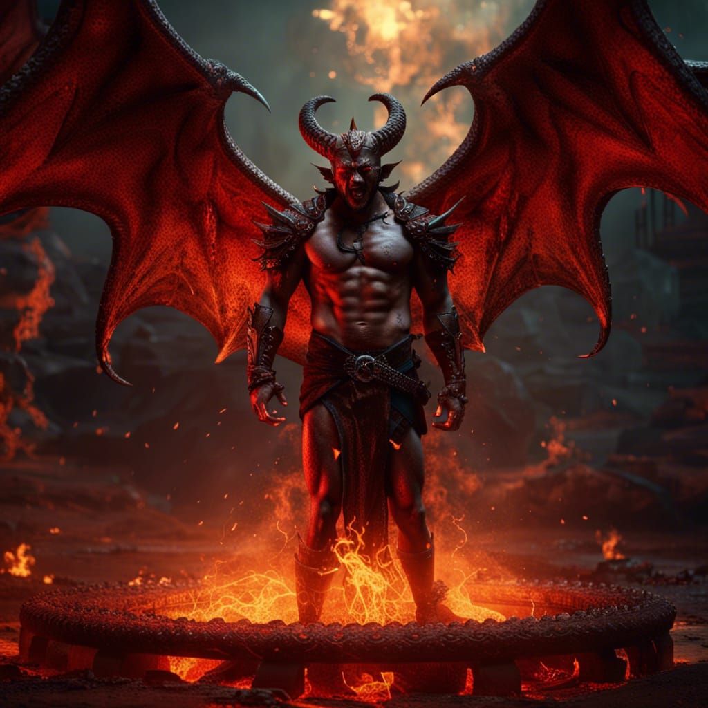 The Devil Lucifer Rise - AI Generated Artwork - NightCafe Creator