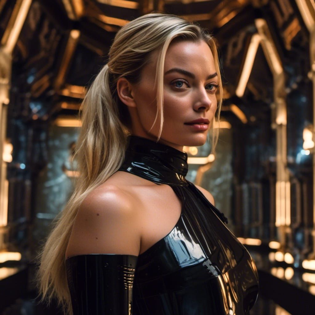 Margot Robbie as Zephyr - AI Generated Artwork - NightCafe Creator