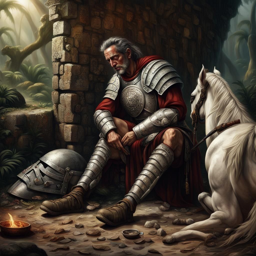 The Lost Roman - AI Generated Artwork - NightCafe Creator