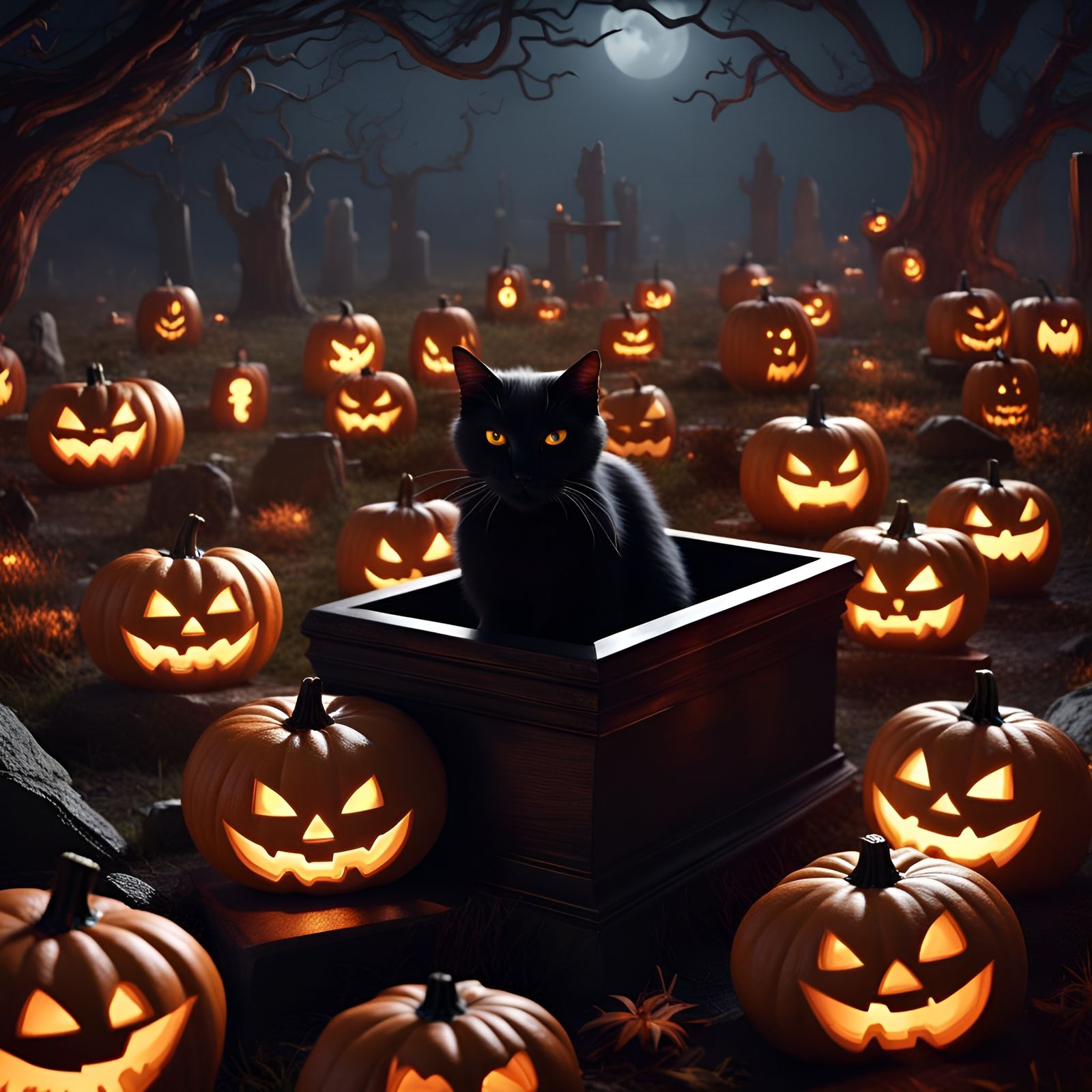 Happy Halloween! - AI Generated Artwork - NightCafe Creator