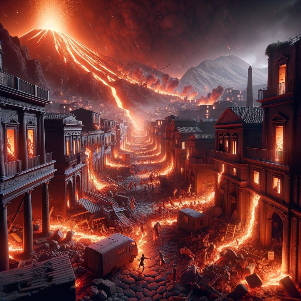 Eruption - AI Generated Artwork - NightCafe Creator
