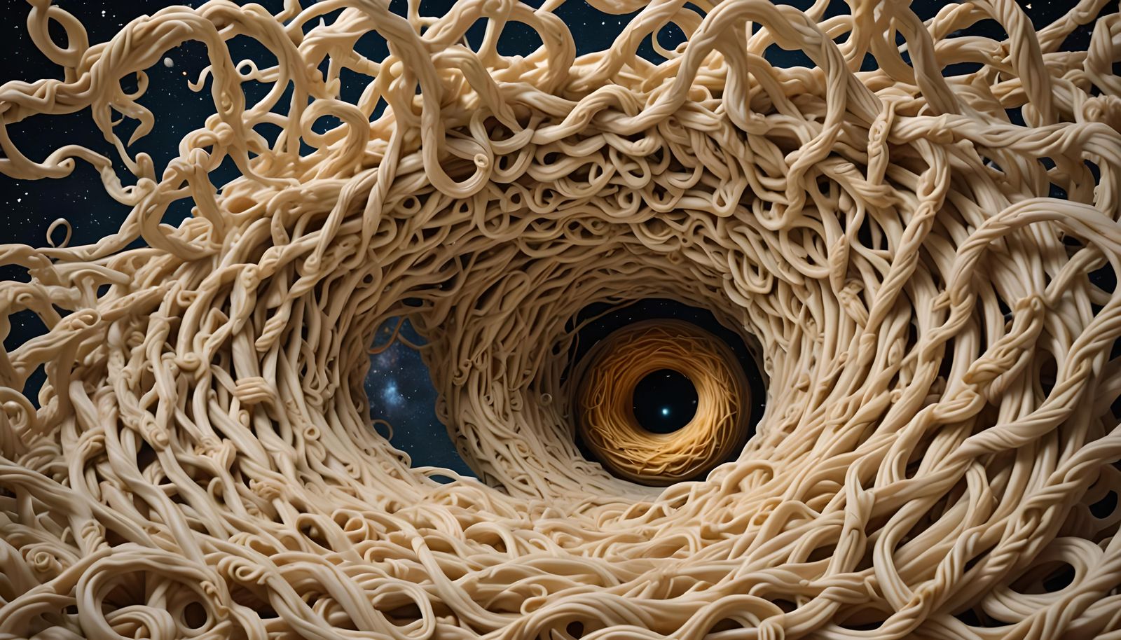 Noodle wormhole by mc dali! - AI Generated Artwork - NightCafe Creator
