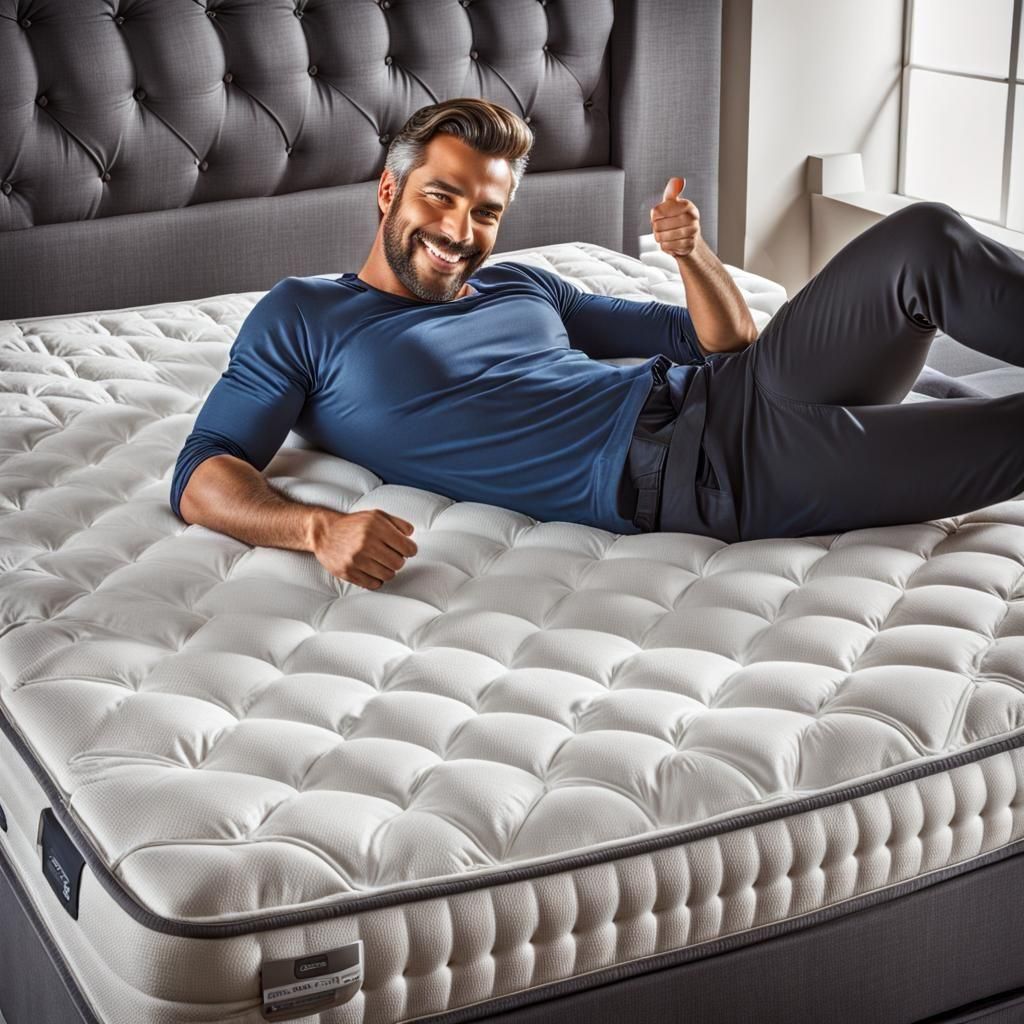 Best job ever: mattress tester - AI Generated Artwork - NightCafe Creator