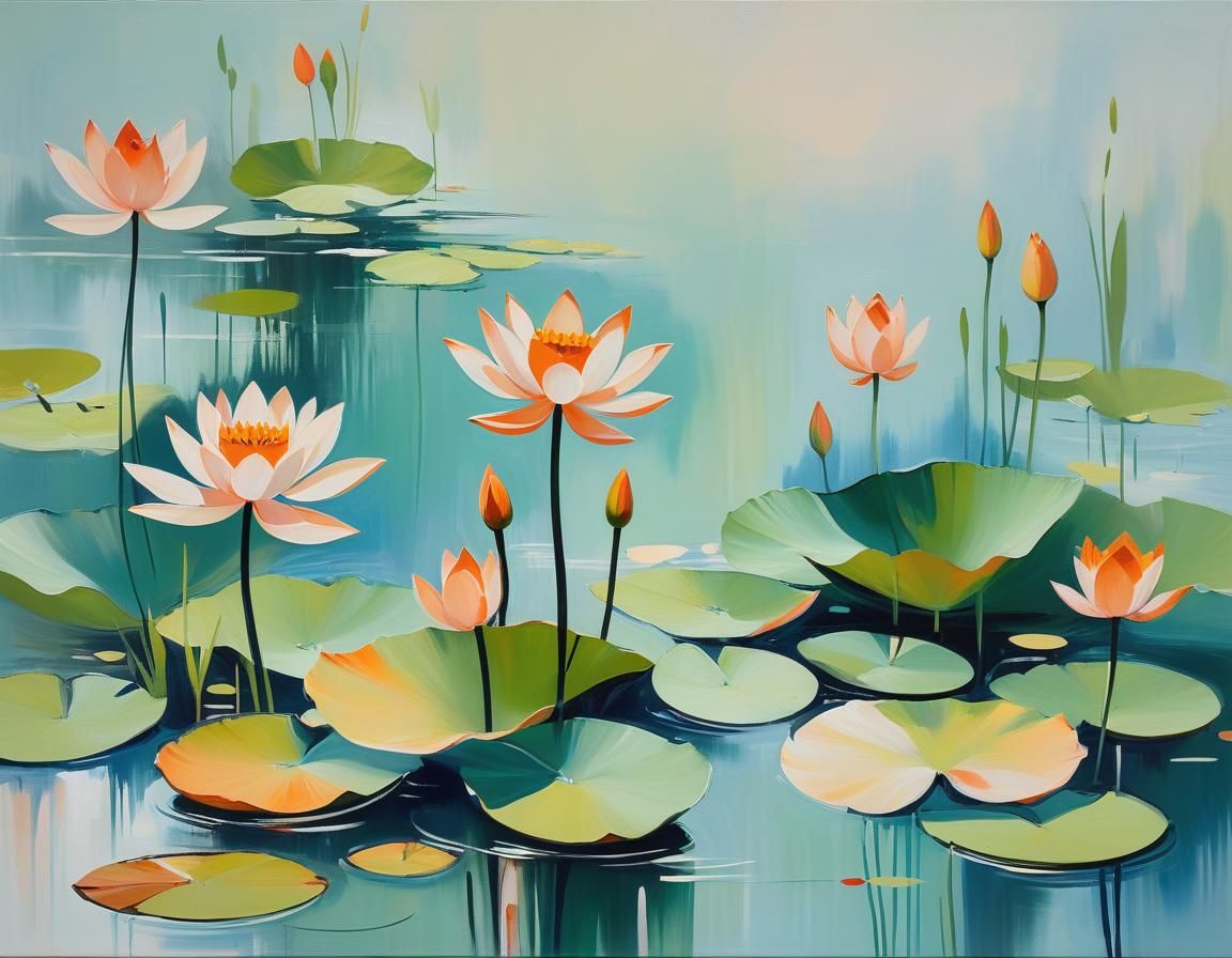 Lotus - AI Generated Artwork - NightCafe Creator