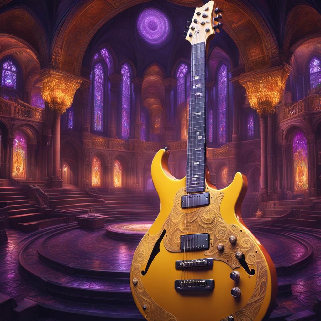 trey anastasio guitar a masterpiece, 8k resolution, dark fantasy ...