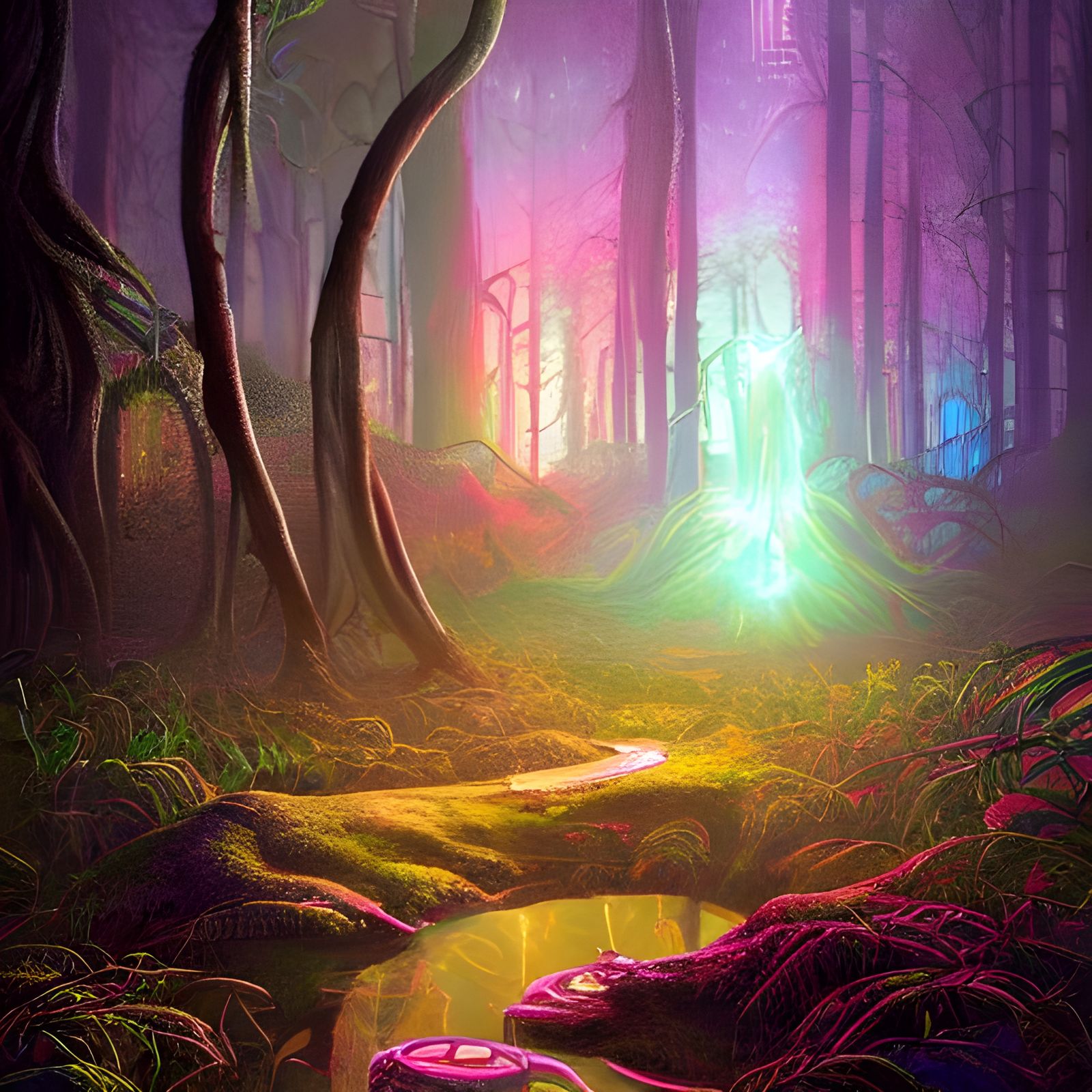 sci-fi fantasy bog - AI Generated Artwork - NightCafe Creator