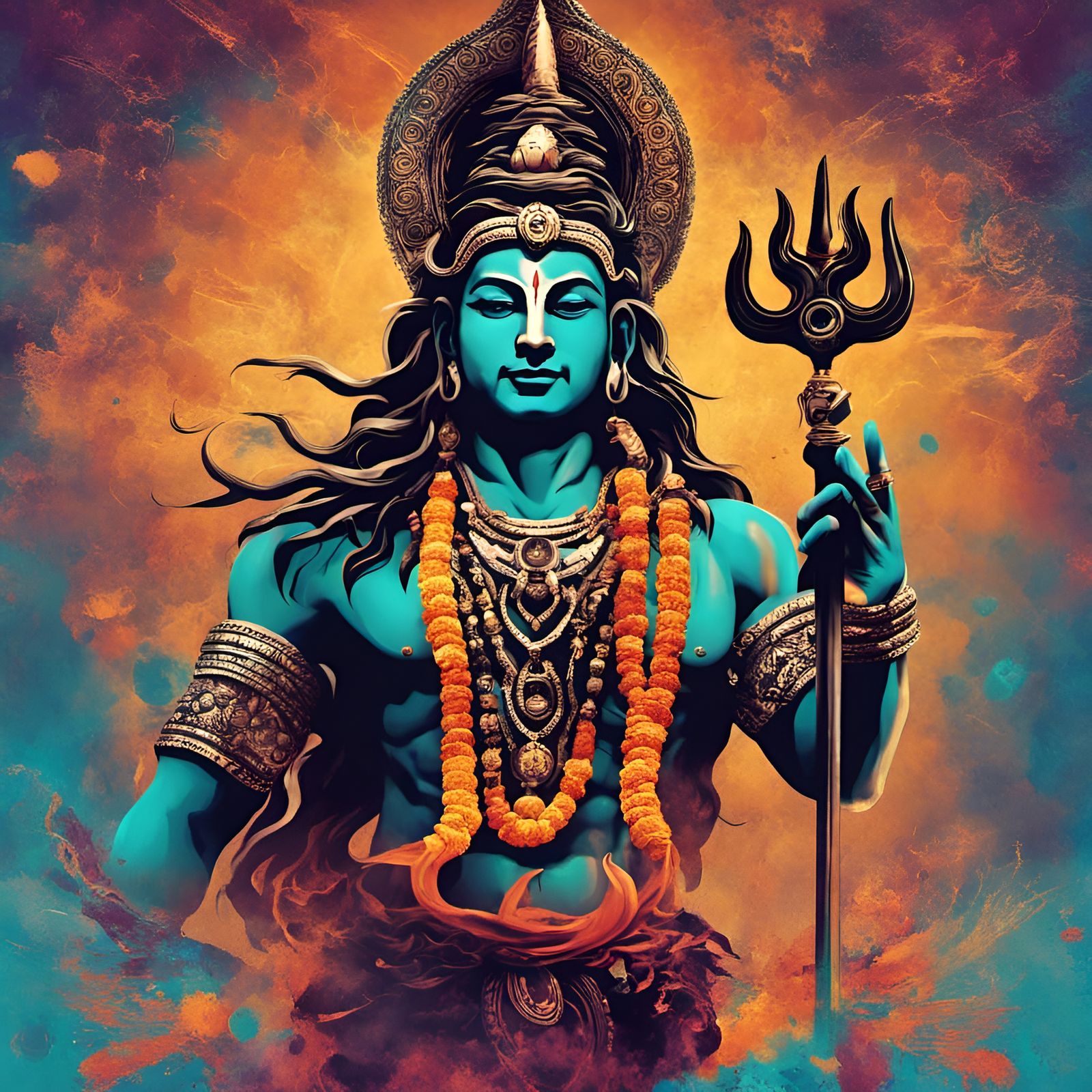 Har Har Mahadev - AI Generated Artwork - NightCafe Creator