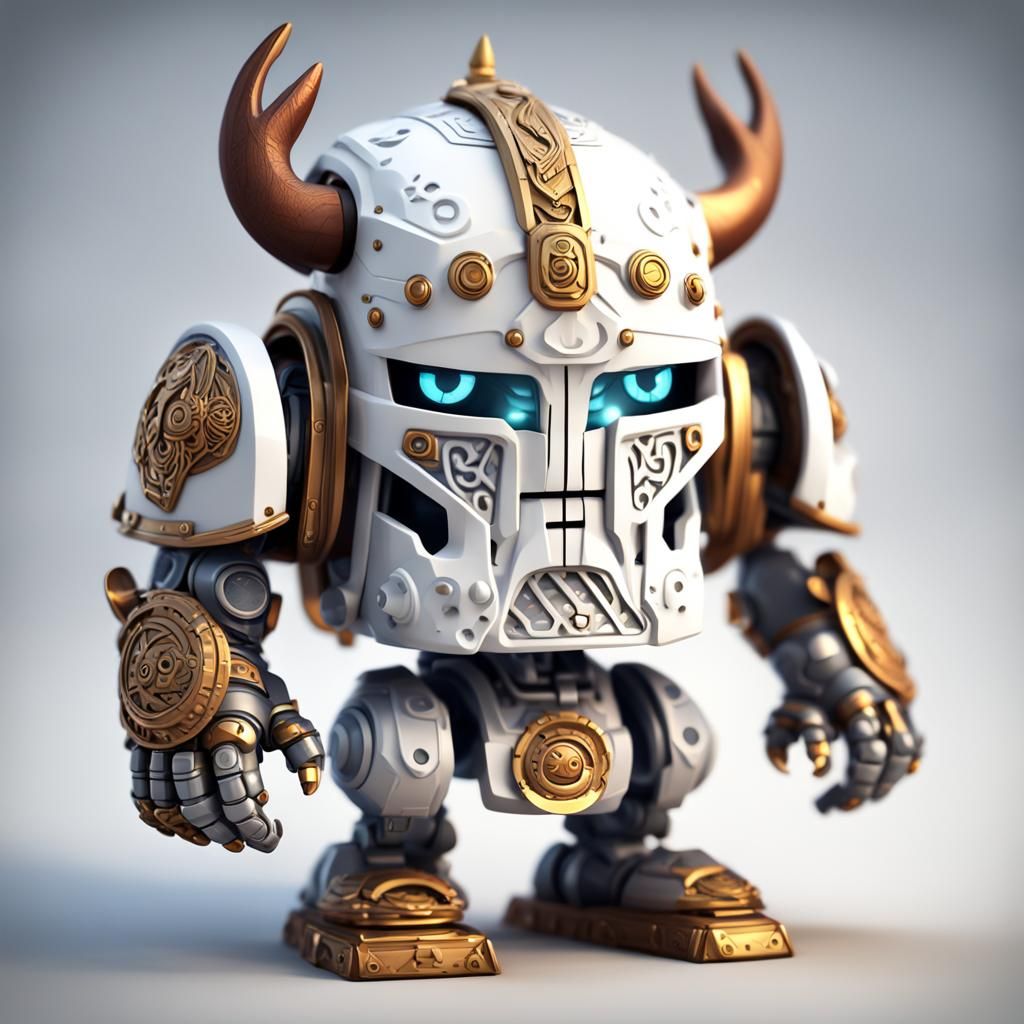 Robot viking. - AI Generated Artwork - NightCafe Creator