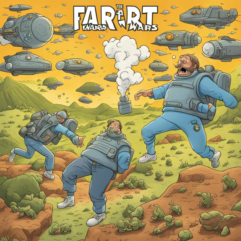 The Fart Wars - AI Generated Artwork - NightCafe Creator