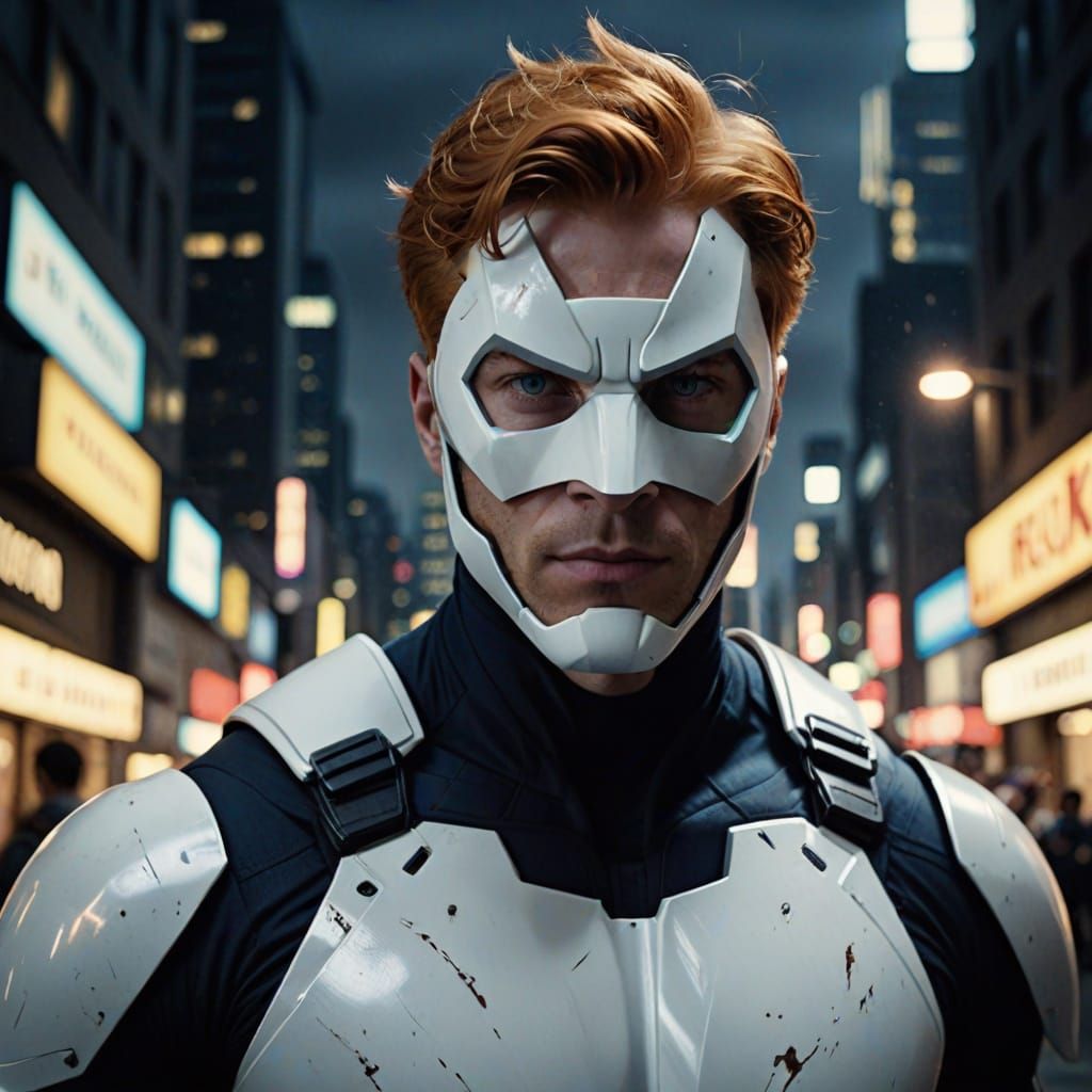 Epic Cinematic Portrait of a Canadian Superhero - AI Art