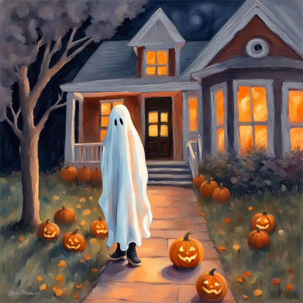 Goodbye Halloween - AI Generated Artwork - NightCafe Creator