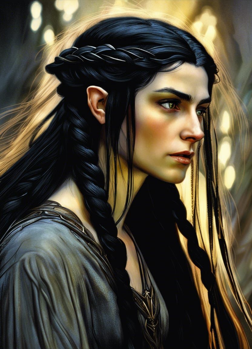 Elwing Azrubêl (Star Dust) aka Elwing the White - AI Generated Artwork ...