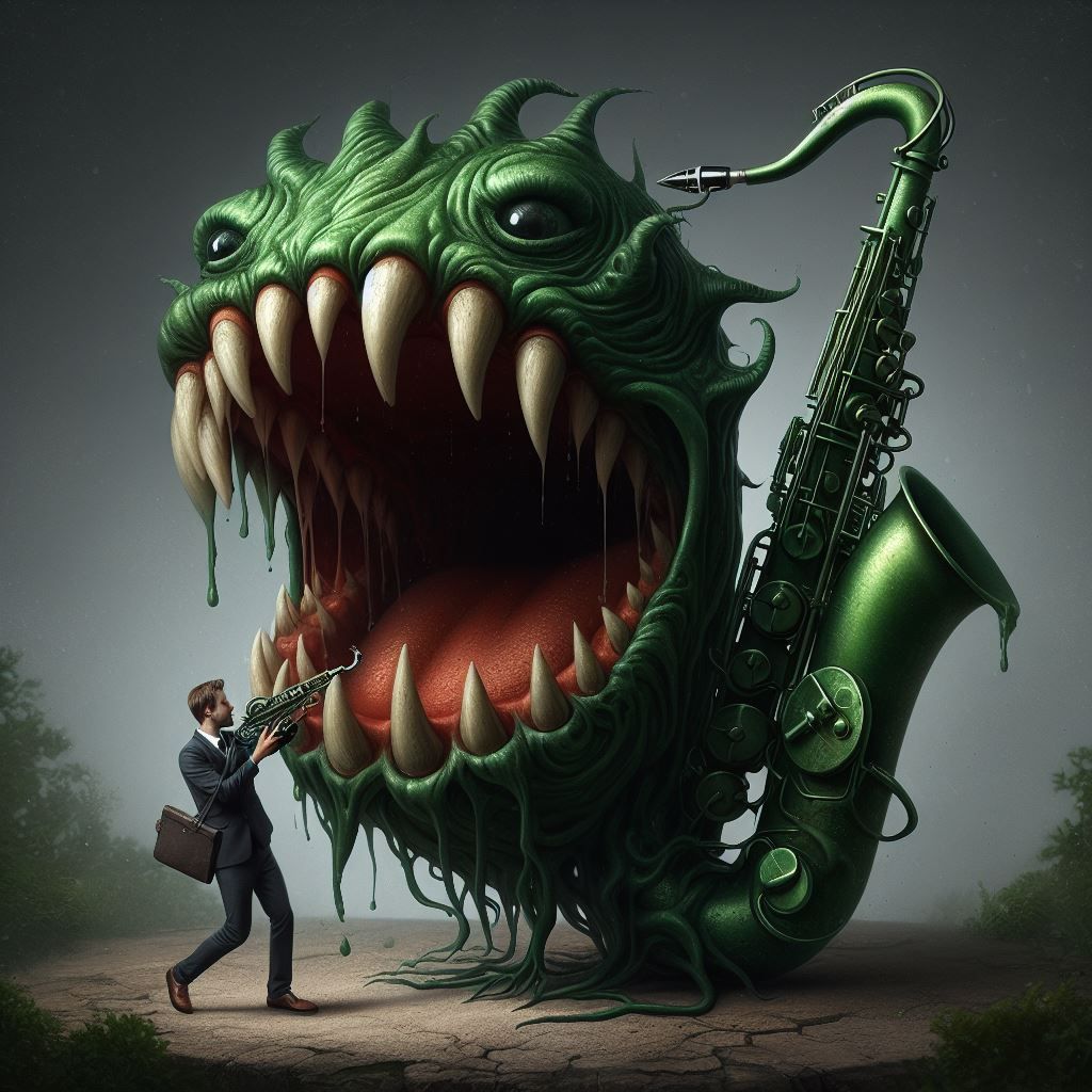 The new T-sax was a beast to play... - AI Generated Artwork - NightCafe ...