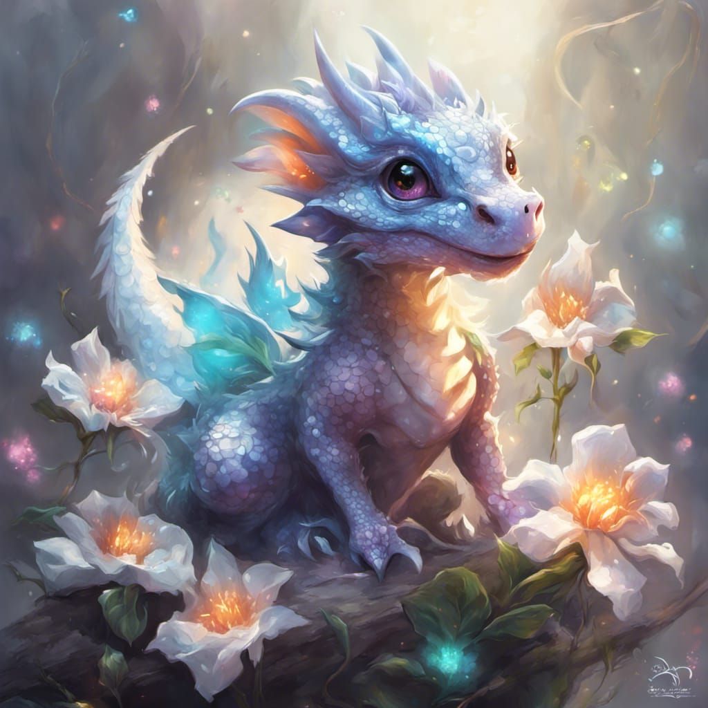 Lil dragon - AI Generated Artwork - NightCafe Creator