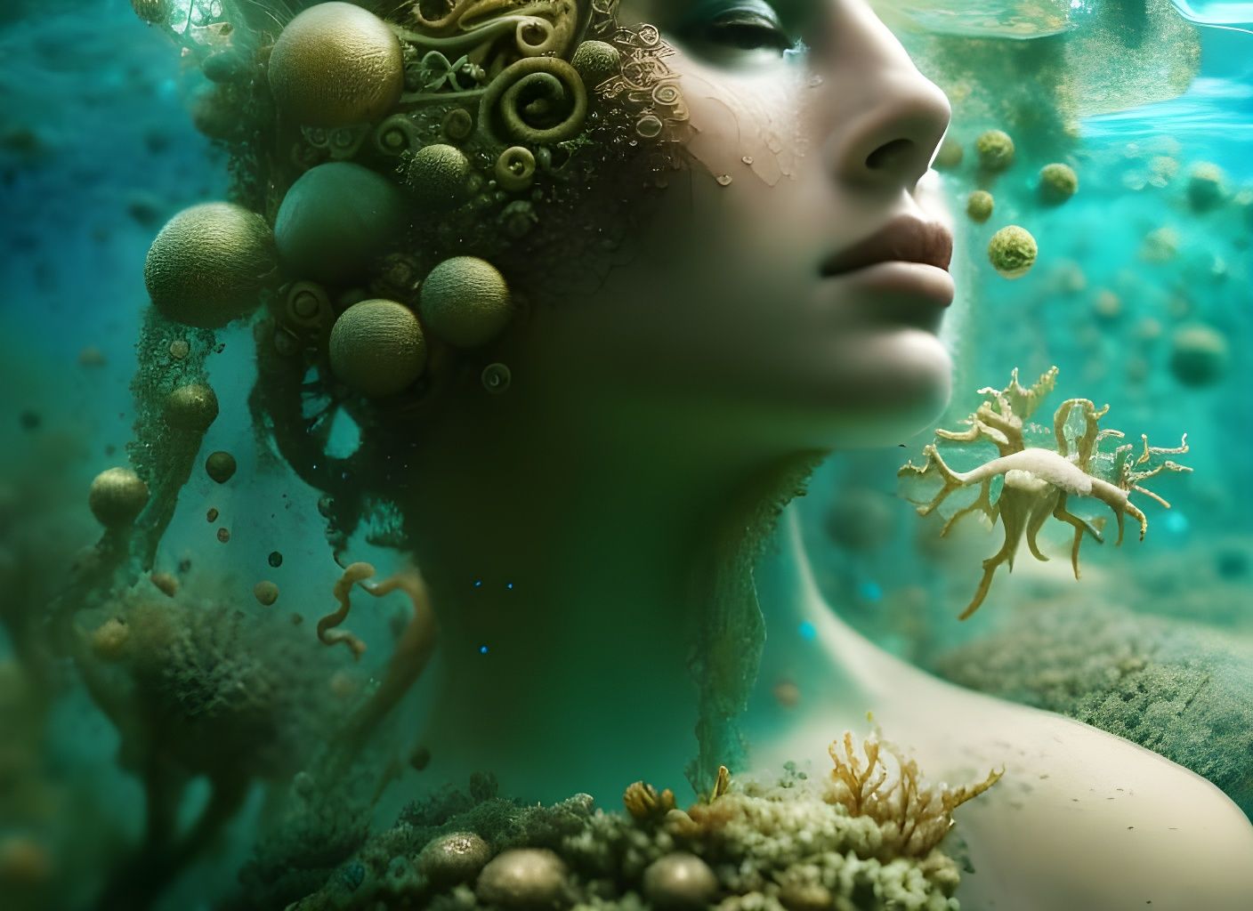 Aquatic Humanoid - AI Generated Artwork - NightCafe Creator