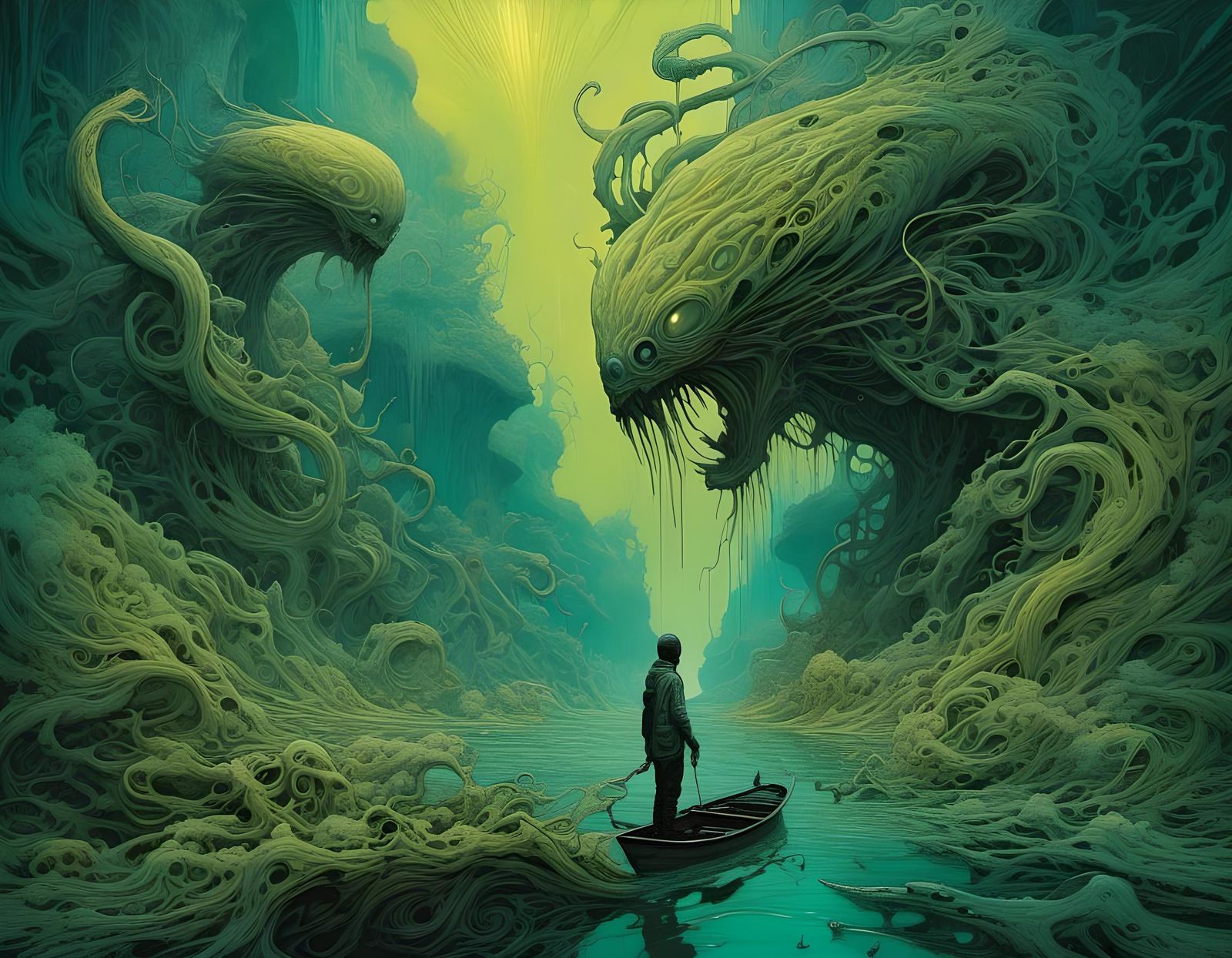 By Junji Ito: alien shapeshifting chaos nature absorbing all the ...