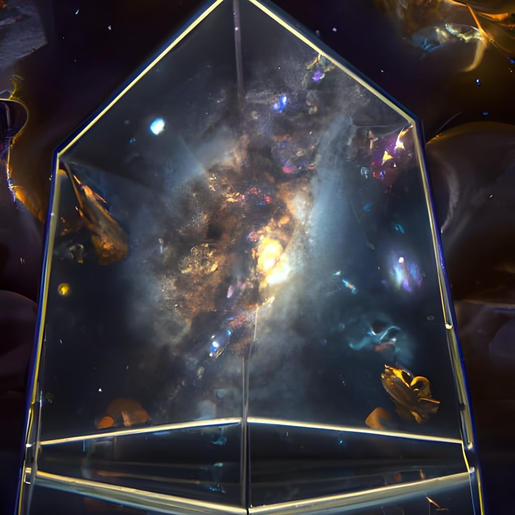 Space in a glass box - AI Generated Artwork - NightCafe Creator