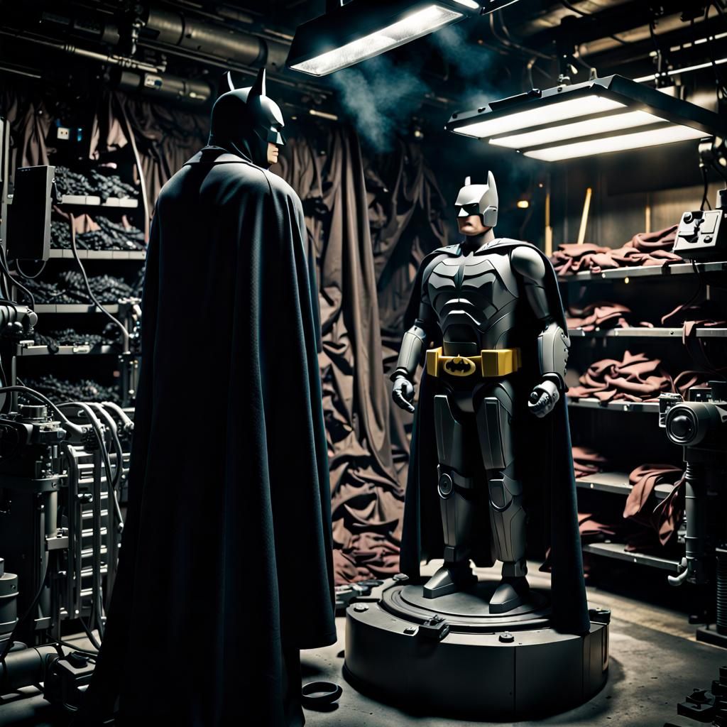 Robotic Butler Batman.. - AI Generated Artwork - NightCafe Creator