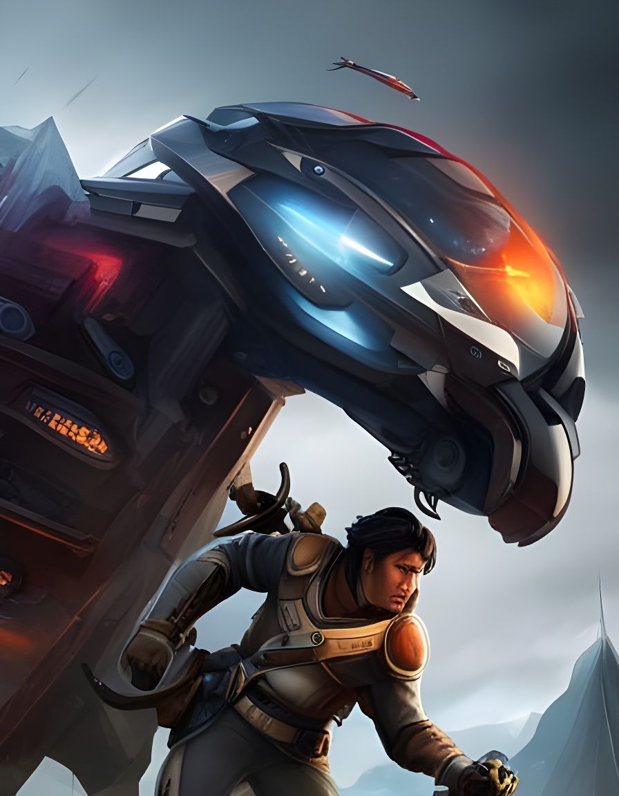 ⚙Alien Fighter⚙ - AI Generated Artwork - NightCafe Creator