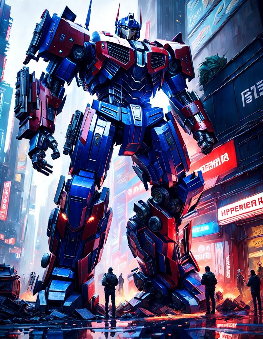 I am Optimus Prime - AI Generated Artwork - NightCafe Creator