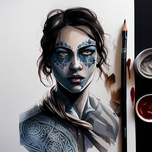 Tribal woman npc - AI Generated Artwork - NightCafe Creator