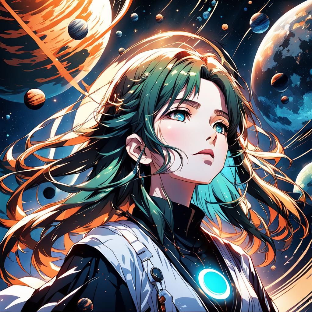 Planets In Motion - AI Generated Artwork - NightCafe Creator