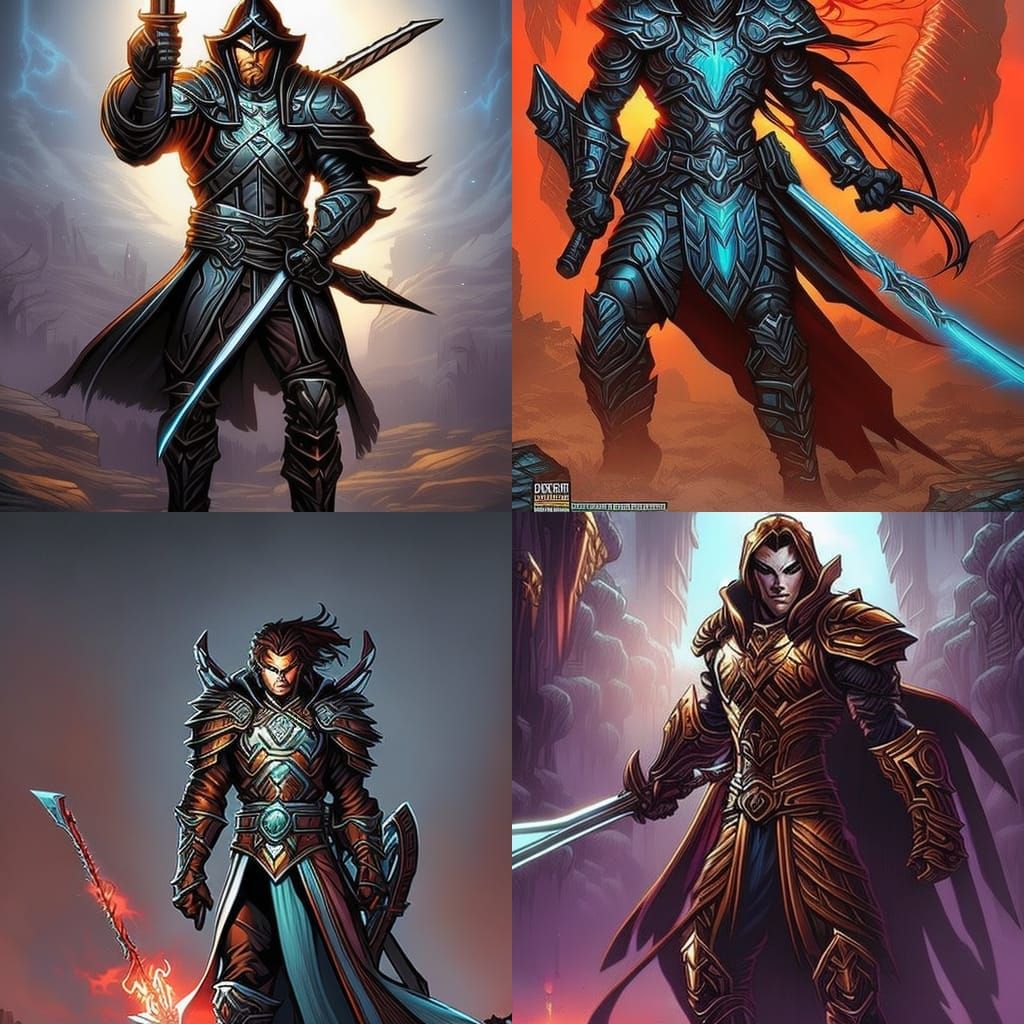 Rpg character paladin of the light - AI Generated Artwork - NightCafe ...