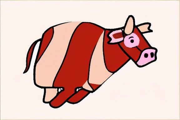 Cow Diagram - AI Generated Artwork - NightCafe Creator