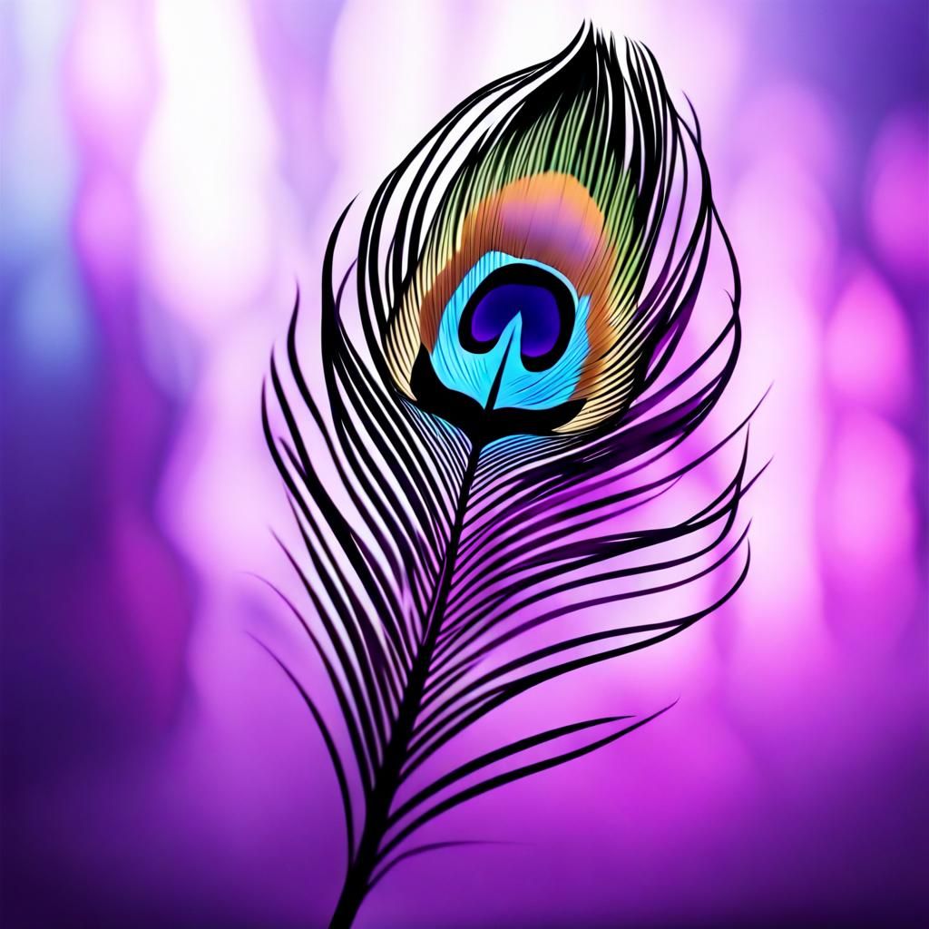 Peacock Feather Krishna Ai Generated Artwork Nightcafe Creator