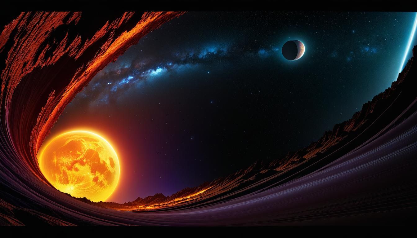 Spacescape - AI Generated Artwork - NightCafe Creator