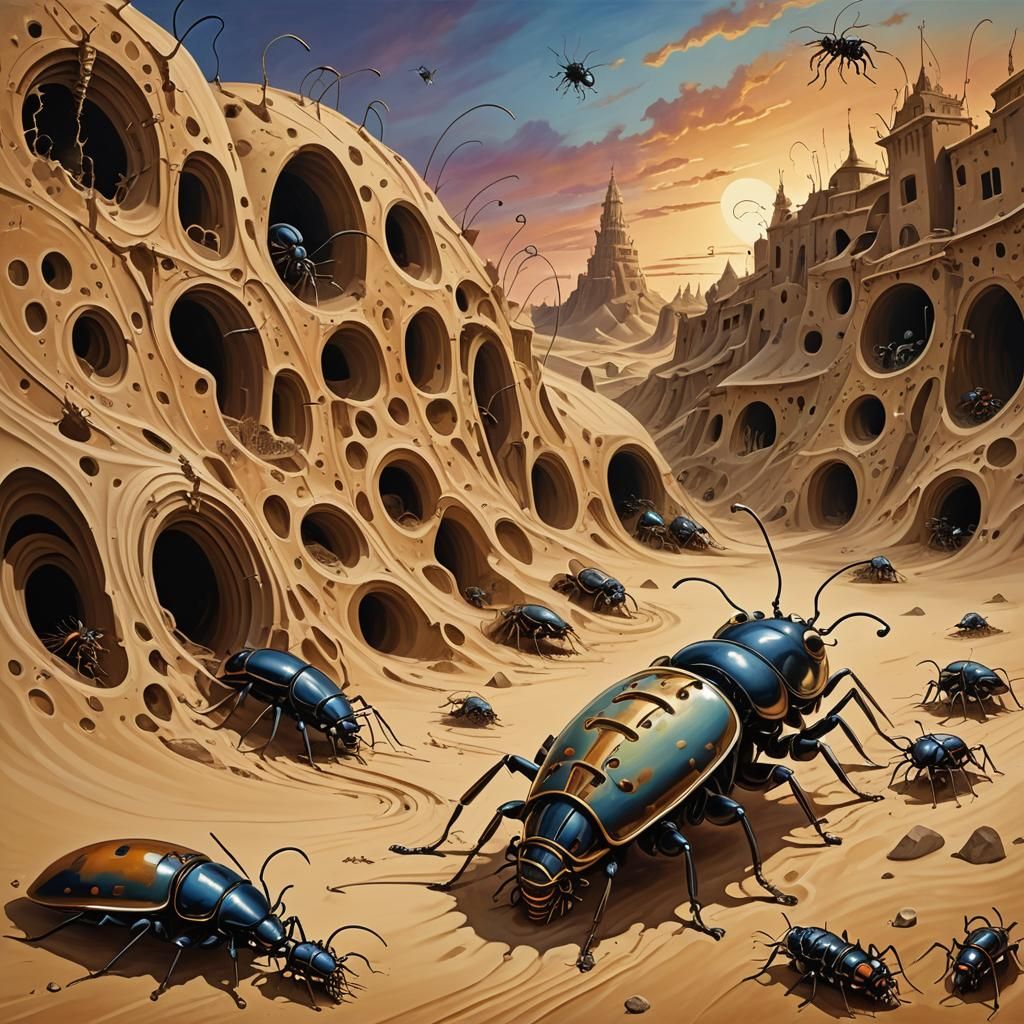 alien beetles 4 - AI Generated Artwork - NightCafe Creator