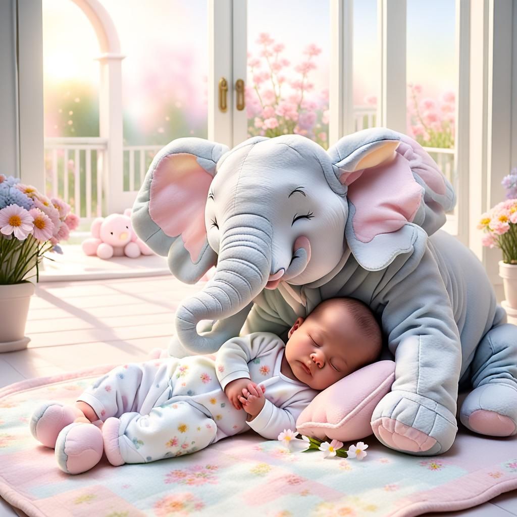 My stuffy will take care of me"... - AI Generated Artwork - NightCafe ...