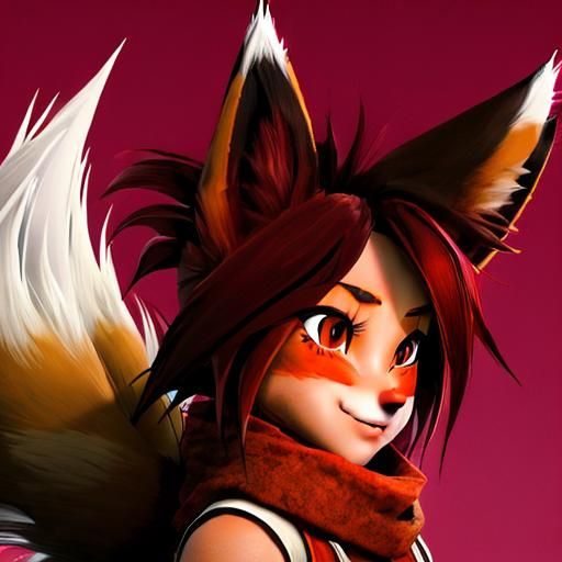 Humanoid Tails the Fox - AI Generated Artwork - NightCafe Creator