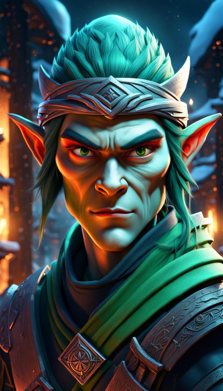 Santa's Bodyguard (Ninja Elf Division) - AI Generated Artwork ...