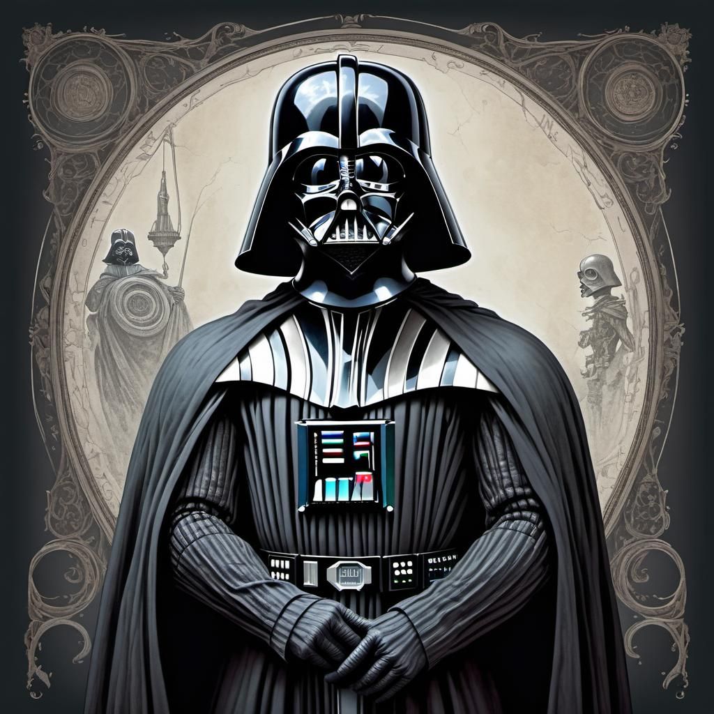 Portrait of Darth Vader - AI Generated Artwork - NightCafe Creator