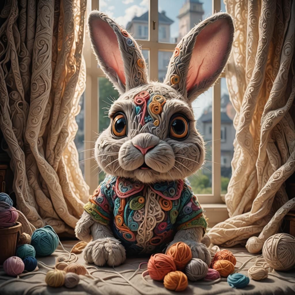 Bunny - AI Generated Artwork - NightCafe Creator