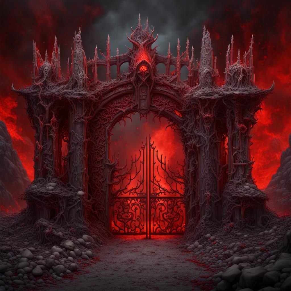 Hell's gates - AI Generated Artwork - NightCafe Creator