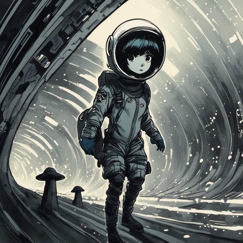 The little explorer (space edition) - AI Generated Artwork - NightCafe ...