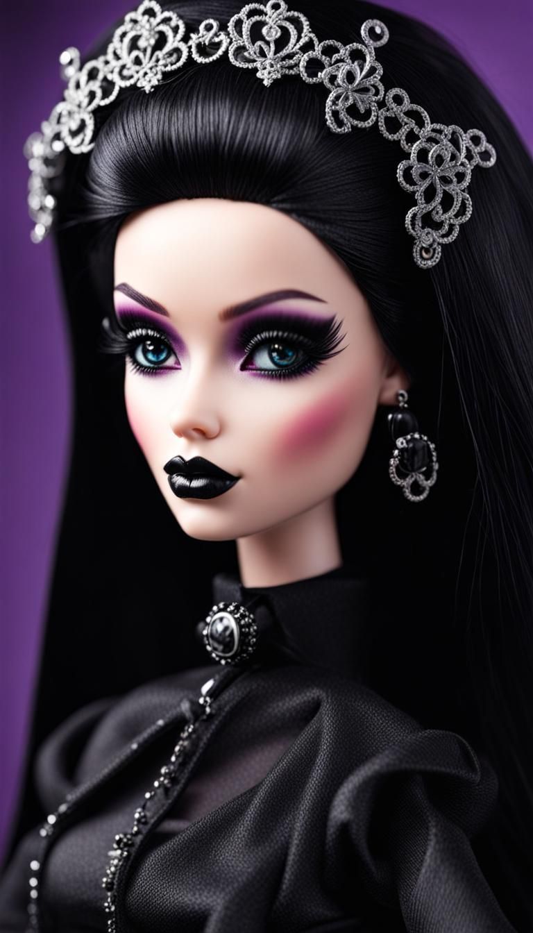 Gothic Barbie - AI Generated Artwork - NightCafe Creator