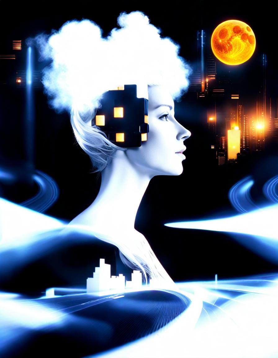 Double exposure - AI Generated Artwork - NightCafe Creator