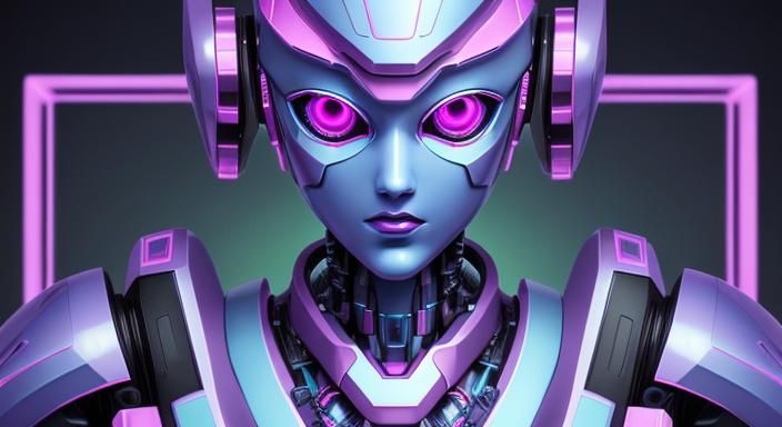 Vaporwave Visuals, A robot ultra detailed art, Sharp, vivid colors - AI ...