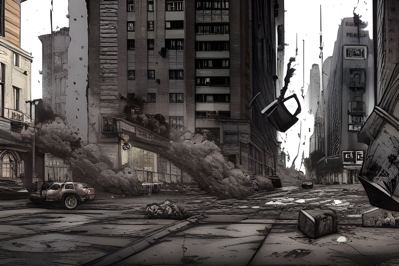 destruction - AI Generated Artwork - NightCafe Creator