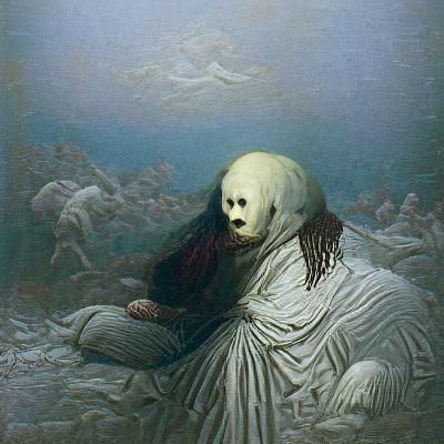 sad pale death - AI Generated Artwork - NightCafe Creator