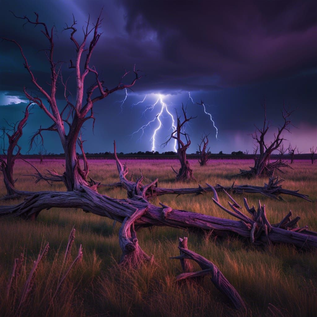Dead Trees - AI Generated Artwork - NightCafe Creator